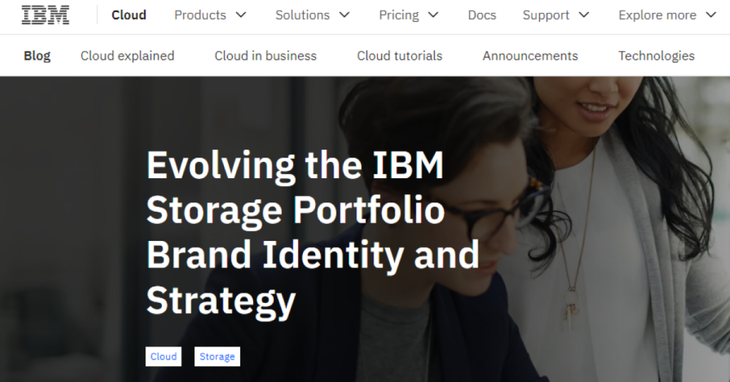 Evolving the IBM Storage Portfolio Brand Identity and Strategy ...